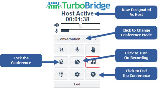TurboBridge WebCall Enabled By WebRTC – TurboBridge HD Audio Conferencing